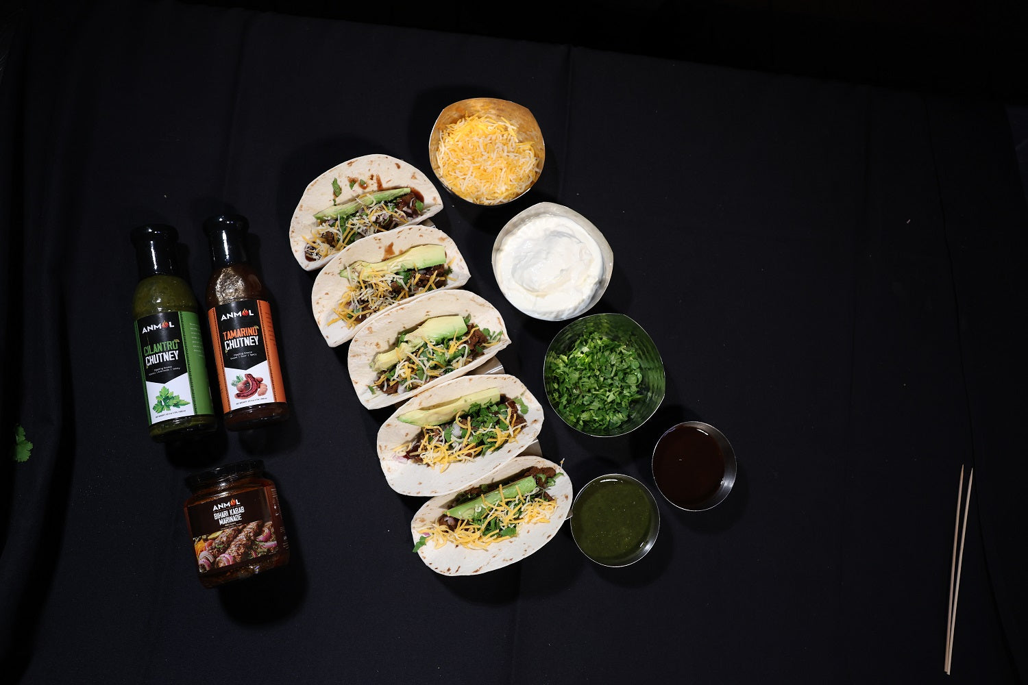 Indo-Mexican Beef Bihari Tacos